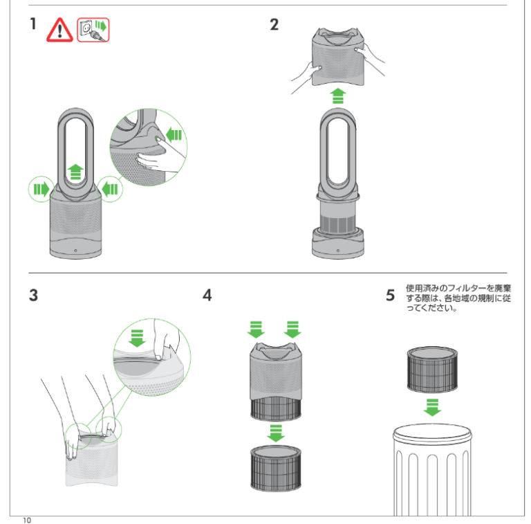 【交換ランプが消えない】ダイソンHP00フィルター交換サインが消えない！『思わぬ故障の原因はリモコンにあり！無料修理の旅』 | パパエンジ ぶろぐ
